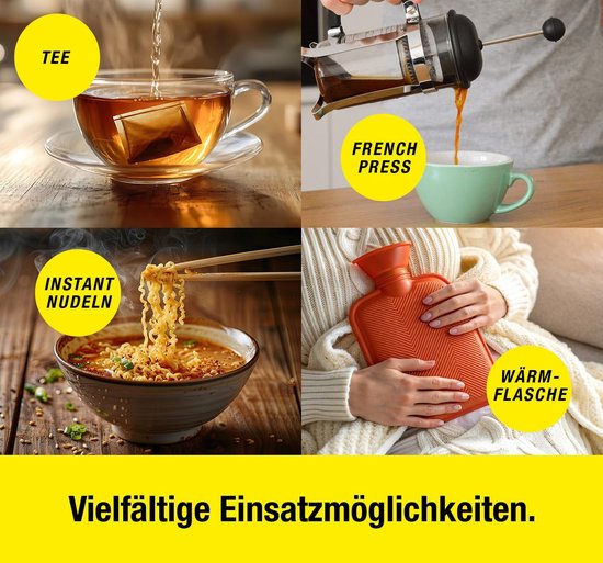 Waterkoker met Temperatuurregeling 1,7L RVS – 2200W – Warmhoudfunctie | bol