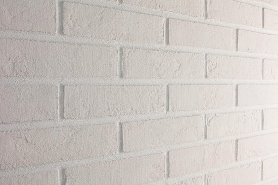 Flexibele Baksteen Muurbekleding Wit - Dunne en Lichte Binnenwand ...