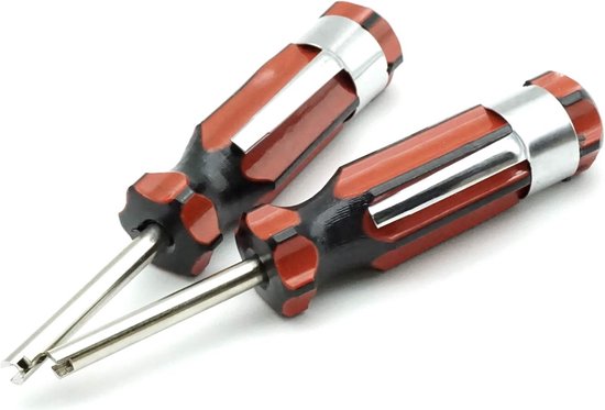 Dopsleutel Set 2-Delig voor Bandenventielen - 9.5cm Valve Core Tool | bol