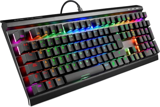 Mechanisch Gaming Toetsenbord met RGB Verlichting en PBT Keycaps | bol