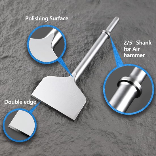 Pneumatische Beitel 3 Inch Breed voor Tegels en Dunne Lagen - Luchtdruk ...