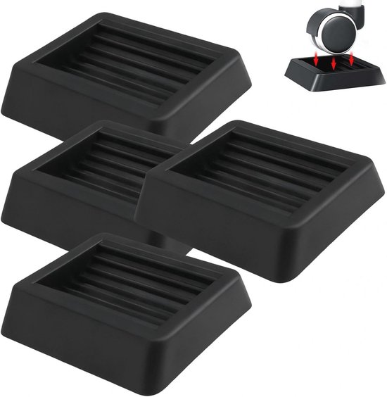 Meubel Coasters Set van 4, Vloerbeschermers, Vierkante Groeven Design ...