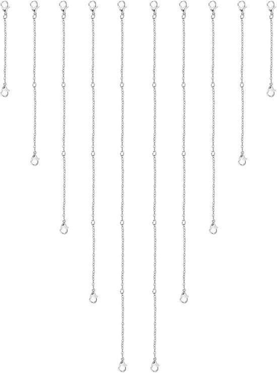 Extenders Ketting Set - 10 Stuks Met 5 Maten Verlengers en Dubbele ...