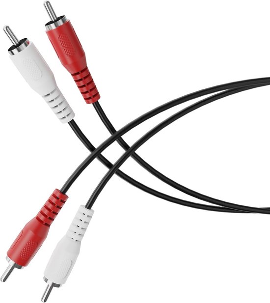 Stereo RCA Audiokabel 10 meter - 2x Tulp naar 2x Tulp voor Subwoofer ...