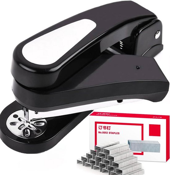 360 Graden Roterende Nietmachine met 1000 Nietjes voor Thuis, School en ...