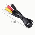 Mini USB naar RCA AV Kabel voor Camera naar TV - Video en Audio ...