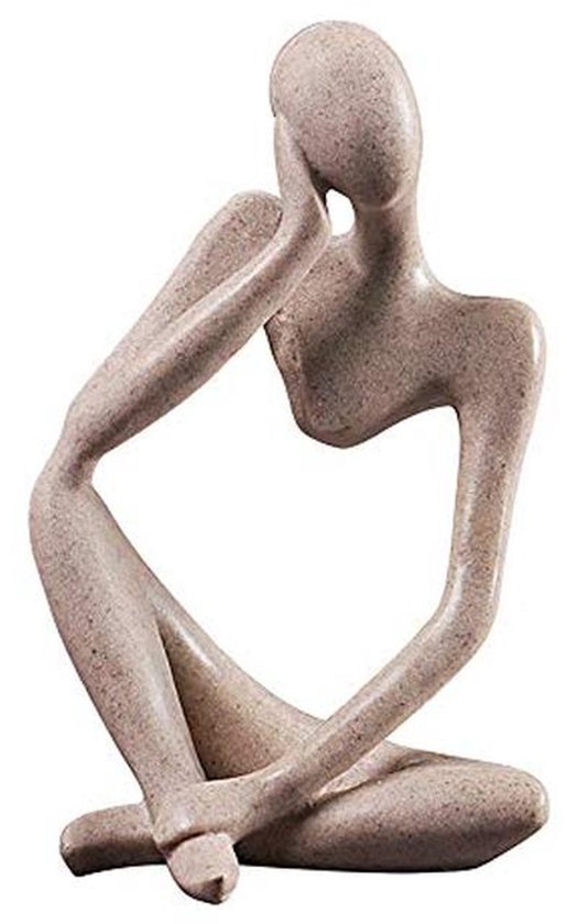 Denker Standbeeld - Denkende Mannen Beeldhouwkunst Ornament voor Thuis ...