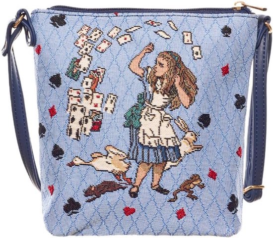 Kleine Crossbody Tas met Alice in Wonderland Motief voor Dames | bol
