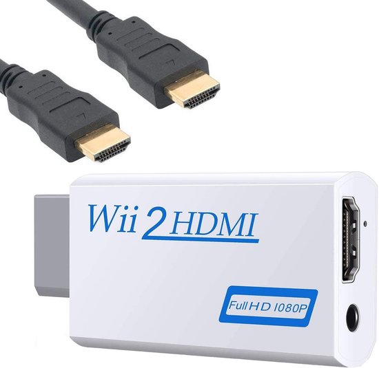 HDMI Converter voor Wii - HD 1080p Adapter met Audio Uitgang voor TV en ...