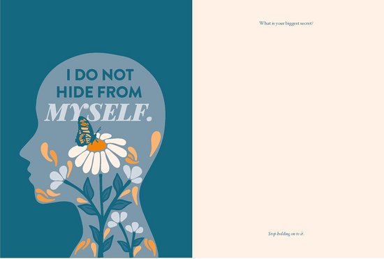 Geïllustreerd dagboek met affirmaties en schrijfoefeningen voor ...