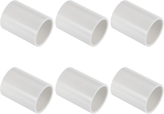 1 Inch PVC Pipe Fitting Coupling Adapter - 6 Pcs Straight Pipe Slip ...