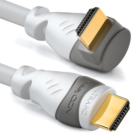 deleyCON MK2682 HDMI kabel 0,5 m HDMI Type A (Standaard) Wit | bol.com