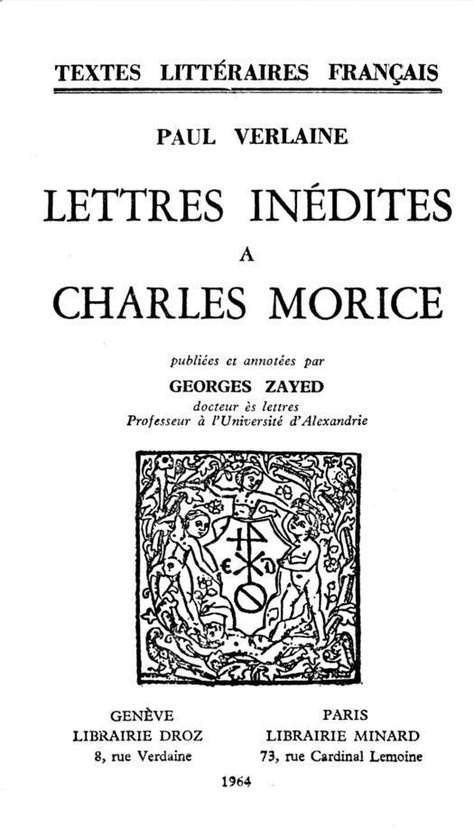 Textes littéraires français - Lettres inédites à Charles Morice (ebook ...