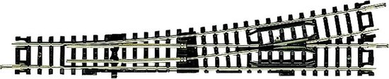 N Fleischmann rails (zonder ballastbed) 22301 Onderbouwwissel, Links 155 mm 10 ° 765... | bol.com