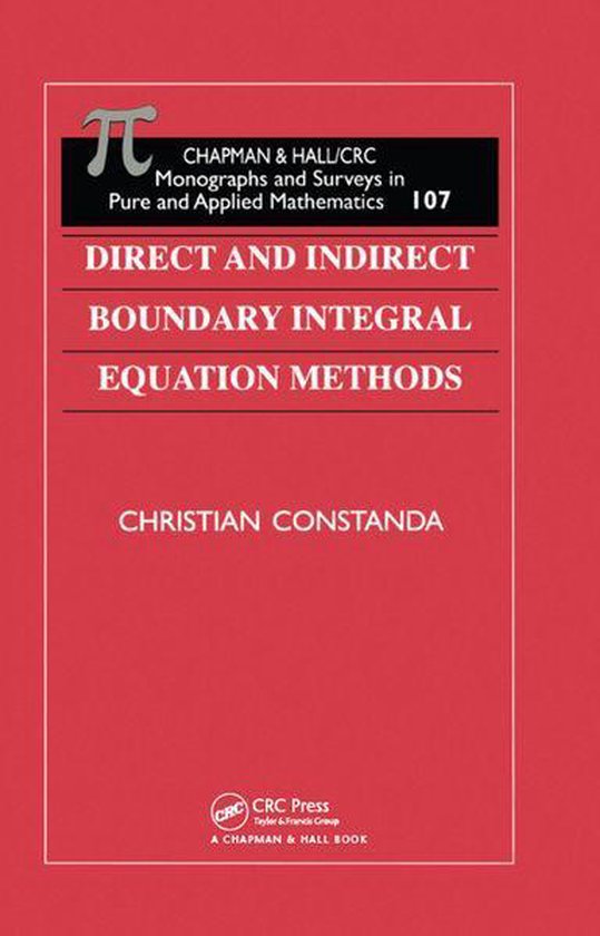 Direct and Indirect Boundary Integral Equation Methods (ebook ...