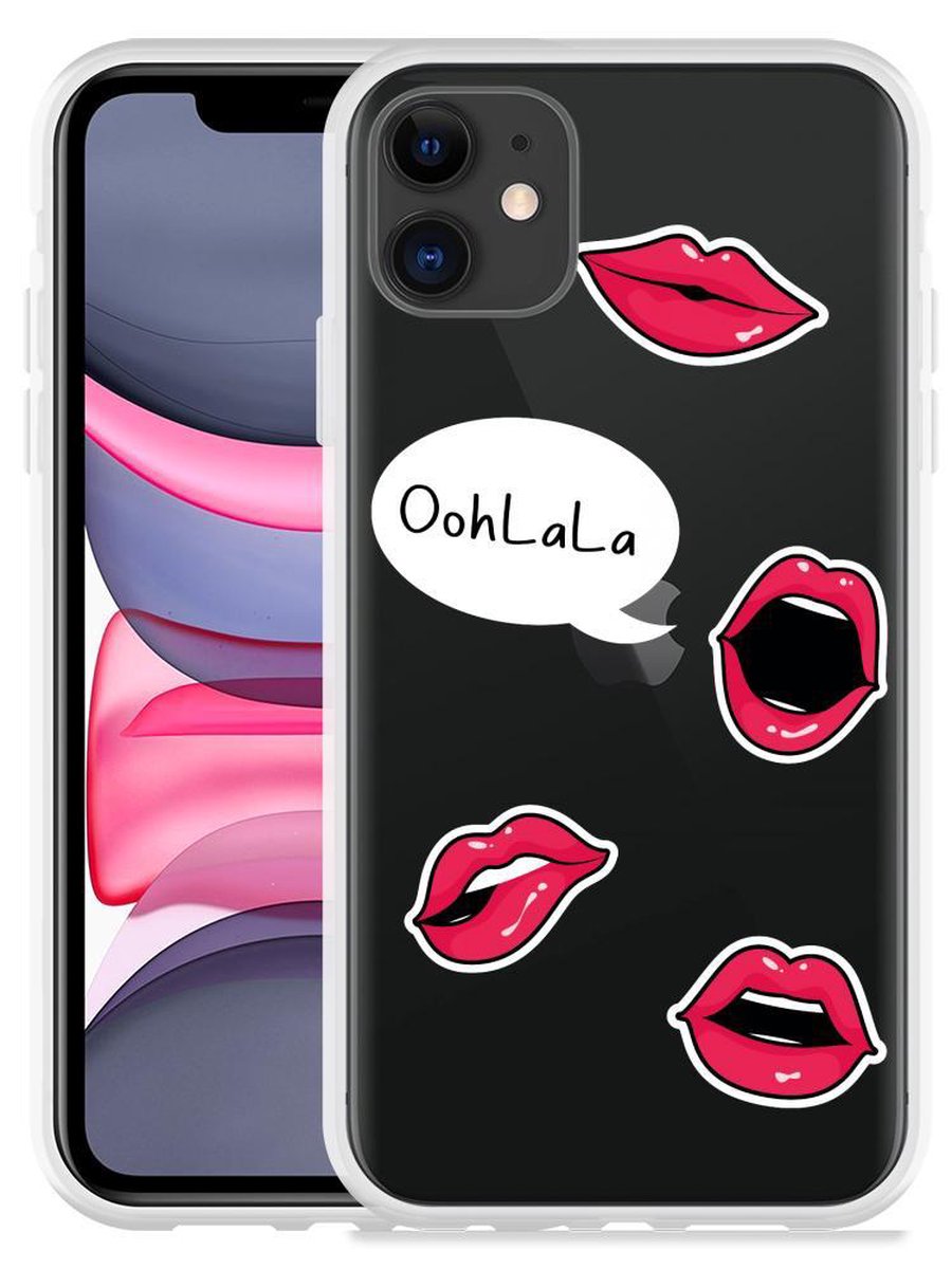 Geschikt voor Apple iPhone 11 Hoesje Ooh la la - Designed by Cazy | bol.com