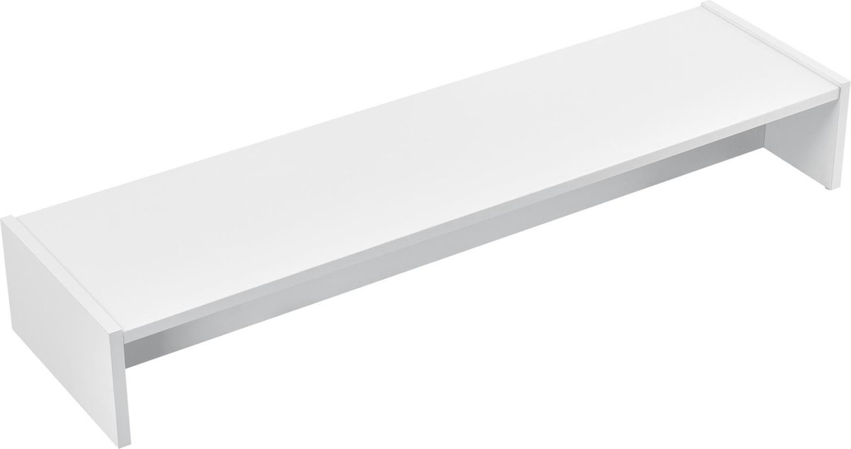 Monitorstandaard verhoger 100x27x15 cm wit | bol