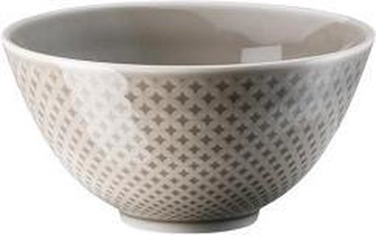 Rosenthal Junto Pearl Grey - Porzellan Schaal 11 cm / 0,30 L | bol