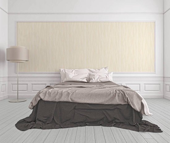 MODERNE GRAFISCHE STREPEN BEHANG - Beige Creme - AS Creation Siena ...