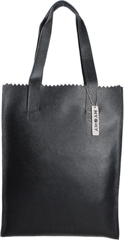 MYOMY - My Paper Bag Long handle zip - Schoudertas - Zwart - Rambler ...