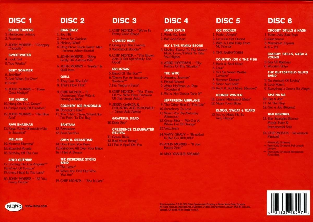 Woodstock 40 (Box), various artists | CD (album) | Muziek | bol