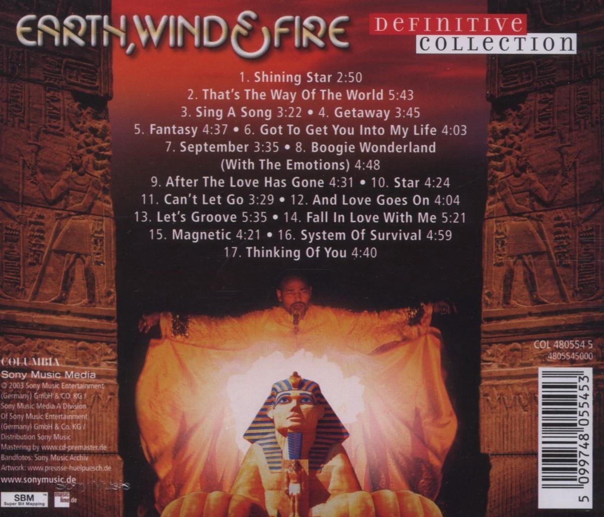 Earth,Wind & Fire - Definitive Collection, Earth, Wind & Fire | CD ...