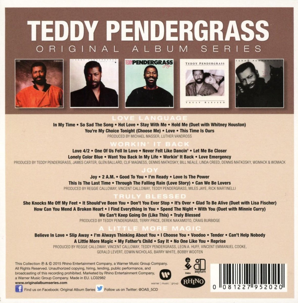 Pendergrass Teddy - Original Album Series, Original Album Series | CD ...