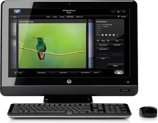HP all-in-one 200-5120 - Intel Pentium E5400 / 4gb / 500gb / 21,5 inch ...