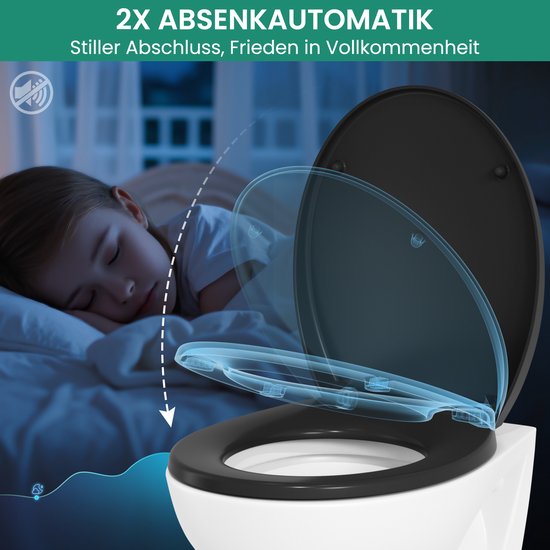 DERW Max Toiletbril - Toiletzitting - O-vorm - Softclose ...