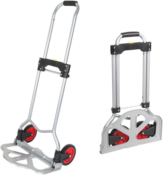 Steekwagen Opvouwbaar Staal- 60 kg Draagvermogen - Transportwagen ...