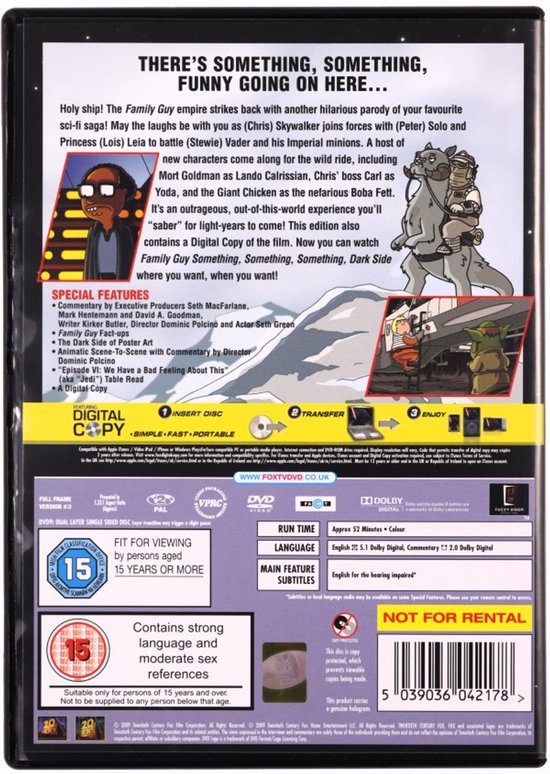 Something, Something, Something, Dark Side [DVD] (DVD), Seth MacFarlane ...