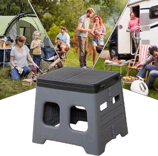 Draagbaar Opvouwbaar Toilet voor Camping en Noodgevallen | 37x30x30cm | bol