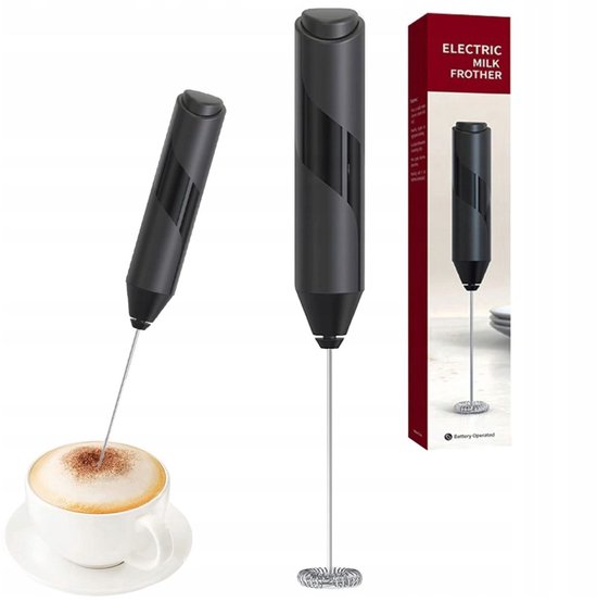 Elektrische Melkopschuimer - Melk Opschuimer Handmatig - Koffie Mini ...