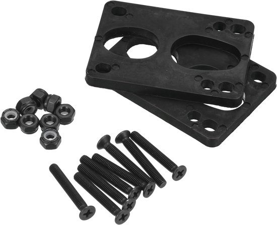 Skateboard Riser Pads Schroeven Set, 2 Pack 6mm Longboard Shock Rise ...