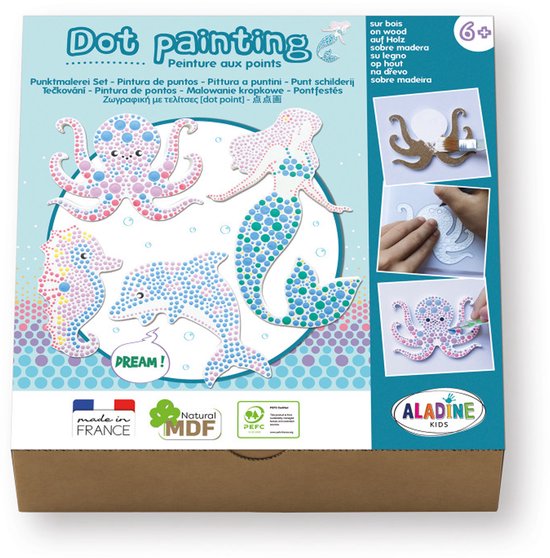 Aladine Dot Painting Set - Zeemeermin | bol