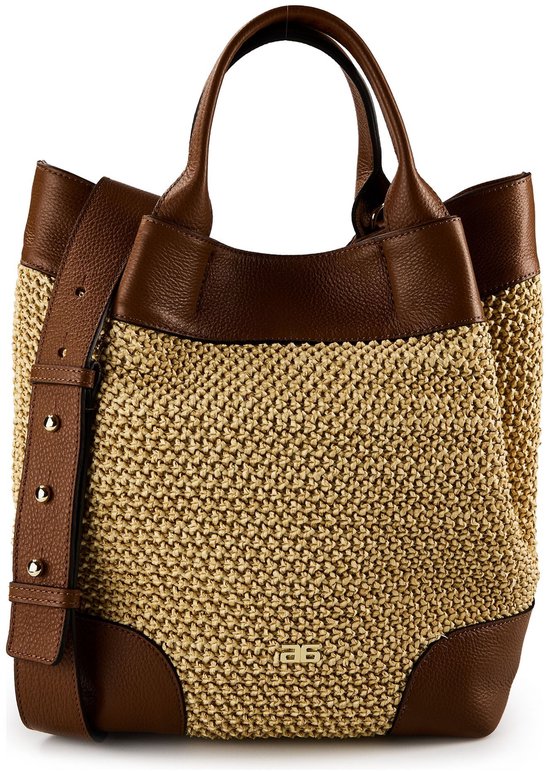 abro Essential Shopper Tas 35 cm - Dames - natural-nut | bol