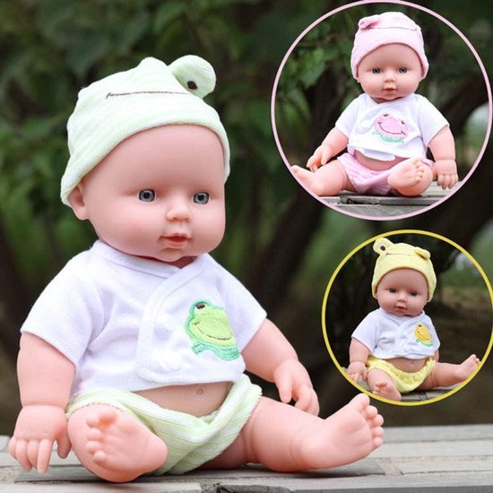 Realistische Babypop 30 cm Zacht Levensecht Speelgoed voor Kinderen | bol