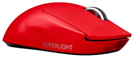 Logitech G Pro X SUPERLIGHT - Draadloze Gaming Muis - Rood | bol