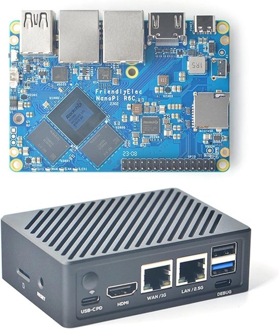 Krachtige Mini PC Router Development Board RK3588S met 8GB RAM, 32GB ...