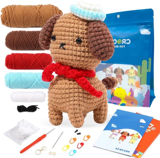 Haakset beginners - starterskit met videozelfstudies, complete set ...