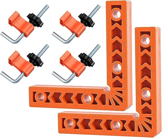 Hoekklem en Hoekspanner Set - 2 Stuks voor 90 Graden Hoeken ...