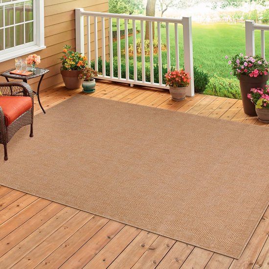 Buiten Tapijt - Terrastapijt Tuin - Buiten Leven - Waterdicht Sisal ...