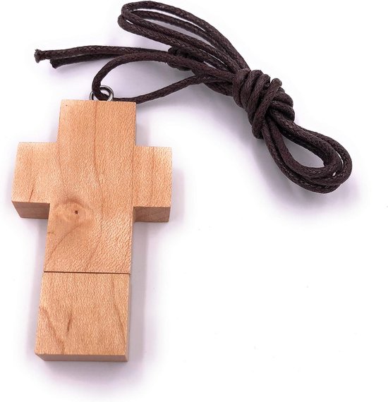 Houten Kruis USB-stick Geheugenstick in Diverse Capaciteiten | bol