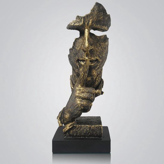 Moderne Abstracte Stille Denker Beeldje - Creatieve Kunst Sculptuur | bol