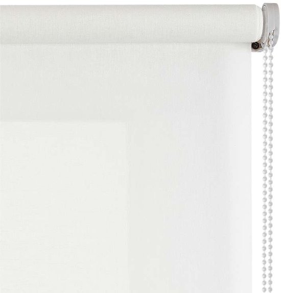 Storesdeco - Doorschijnend rolgordijn, rolgordijnen voor ramen Wit ...