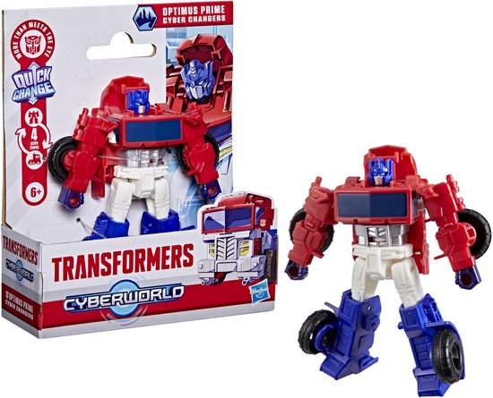 Transformers Cyberworld Cyber Changers Optimus Prime | bol