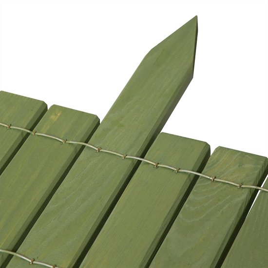 Rollborder hout - flexibele borderrand - geschikt voor bloembedden - 6 ...