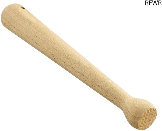 RFWR® Houten Cocktailstamper 20 cm - Perfect voor Caipirinhas en IJs ...