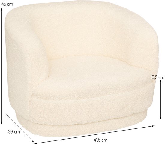 Kinderzetel Merle Wit Teddy | bol