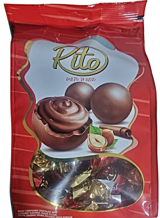 Rito Gusto Di Lusso - Melk Chocolade Met Hazelnootcrèmevulling 400 gr ...